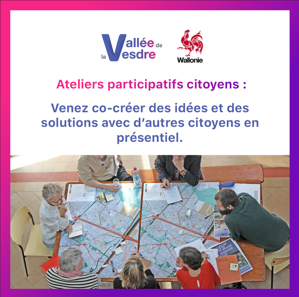 Ateliers participatifs citoyens — Verviers Ateliers participatifs citoyens — Verviers